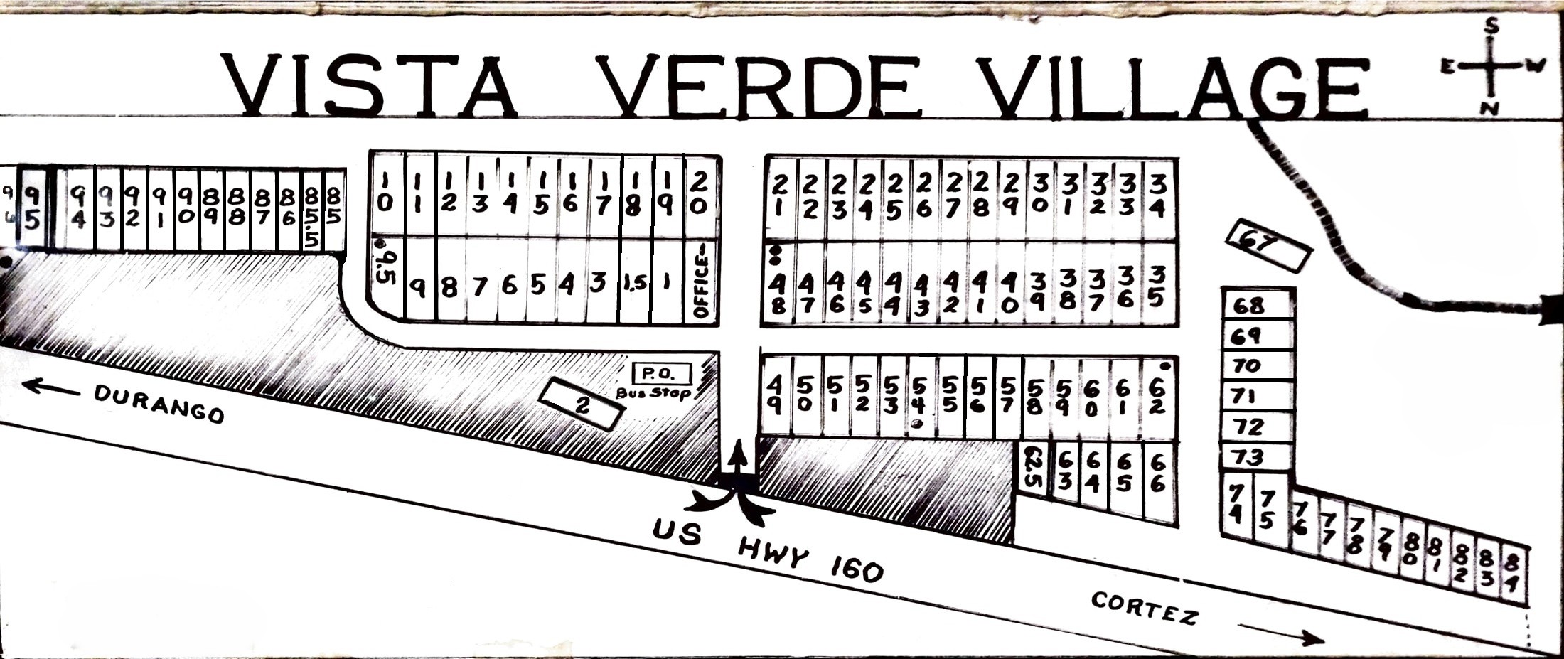 Community Map – Vista Verde Village Mobile Home Community
